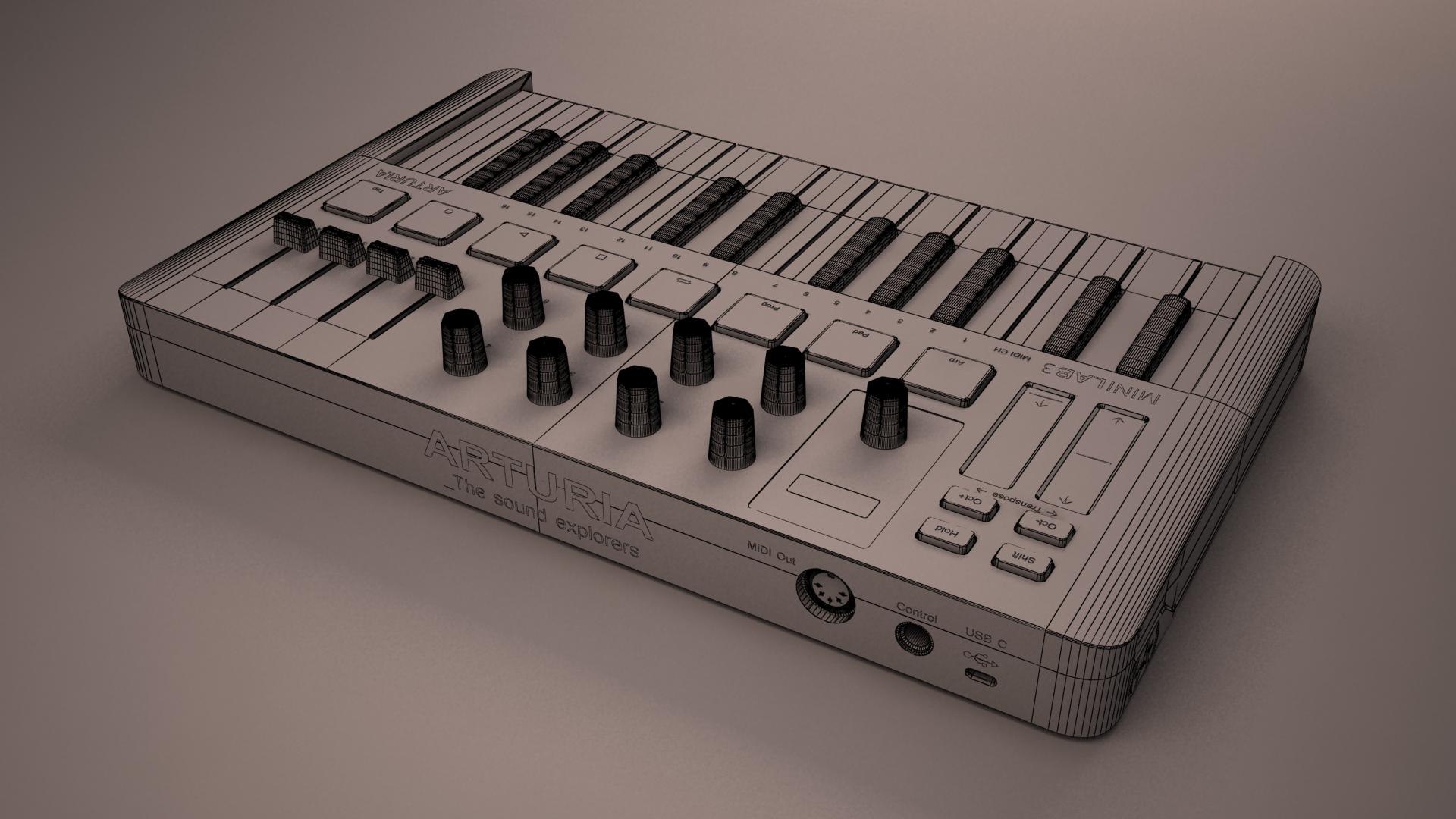 Arturia Minilab3 3D Model - TurboSquid 2201725