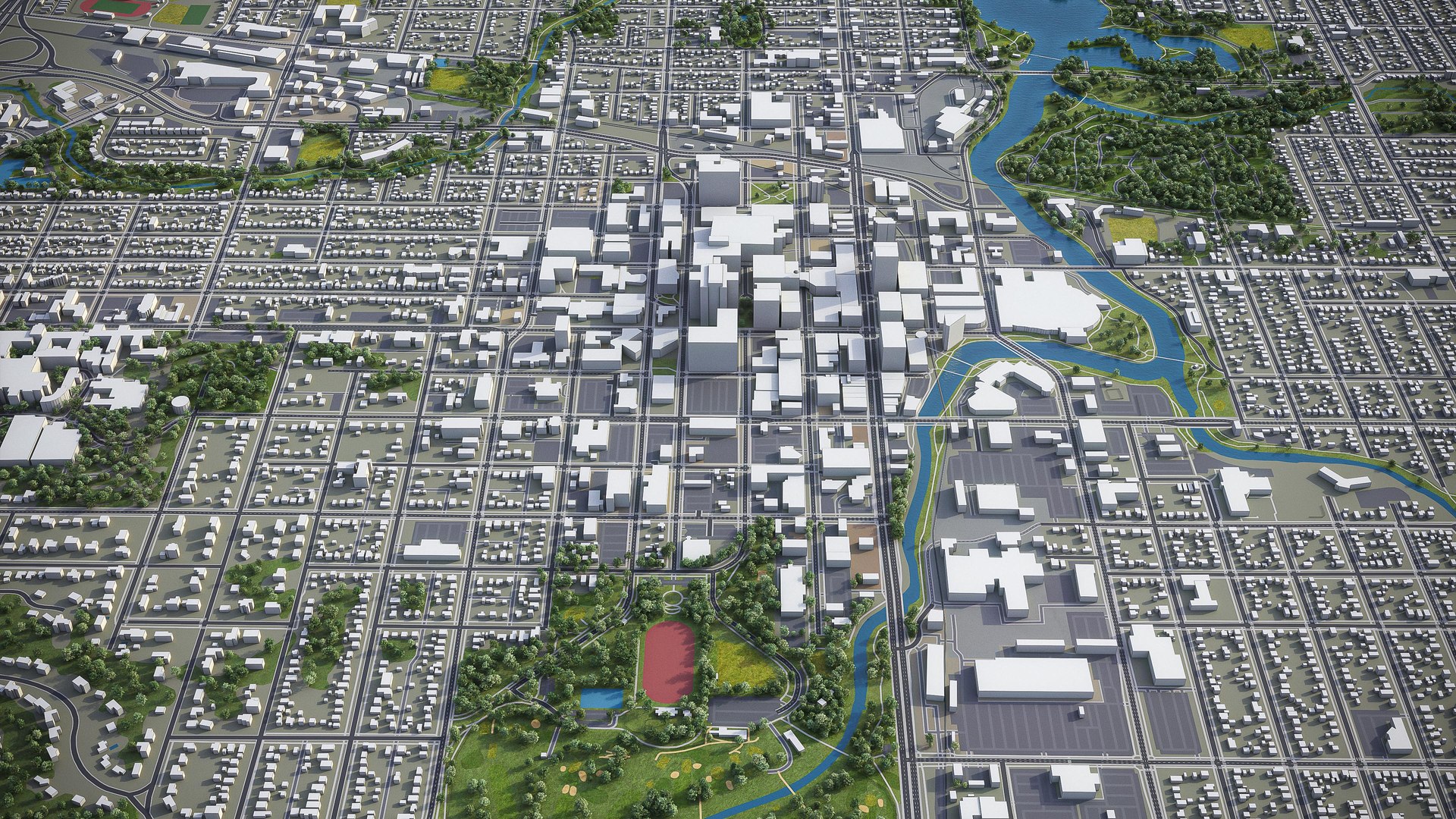 3D Rochester Surrounding - Model - TurboSquid 1558822