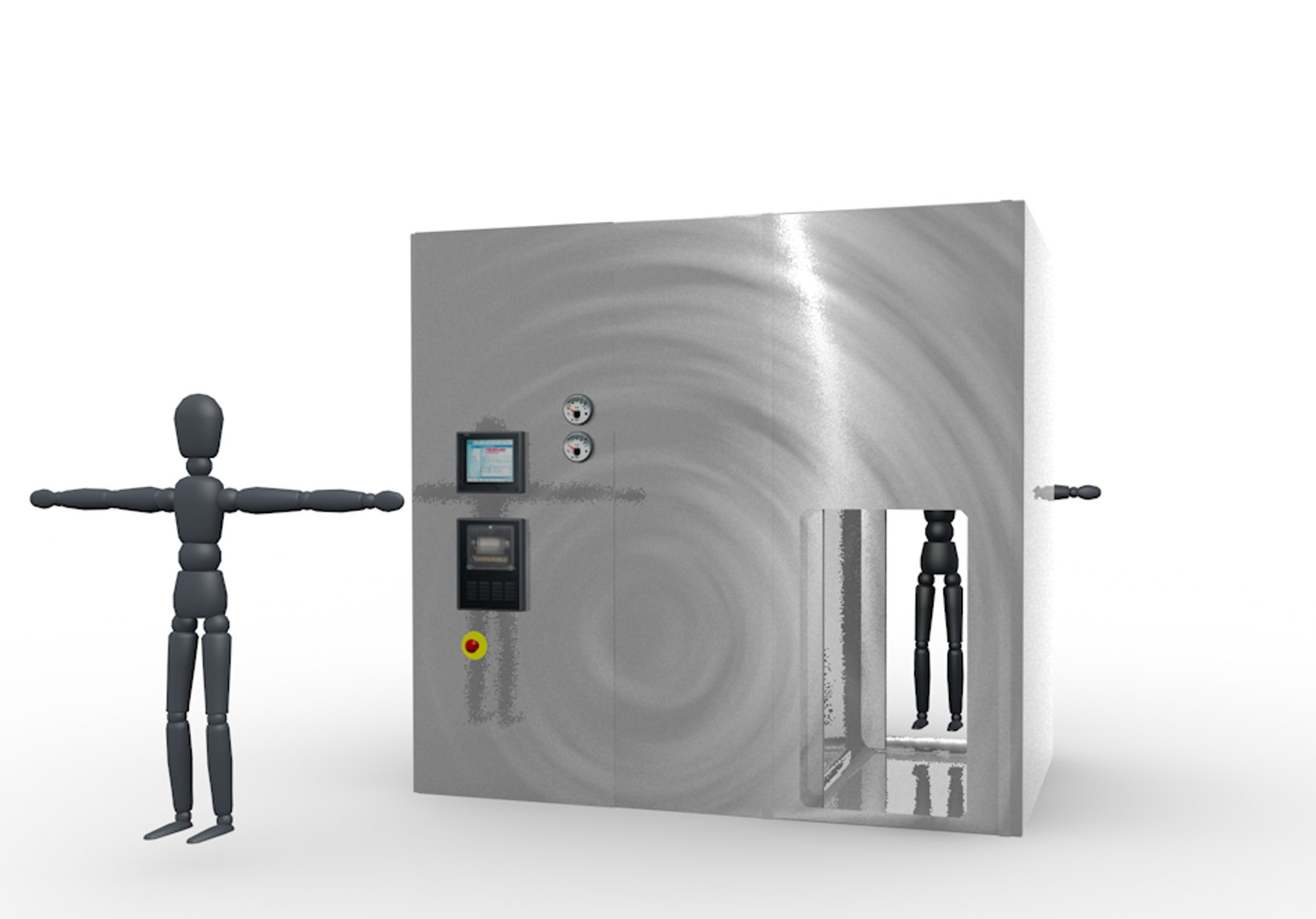 3d Model Of Autoclave Sterilization Pharmaceutical