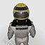 Formula Driver Nico Rosberg 3d Model