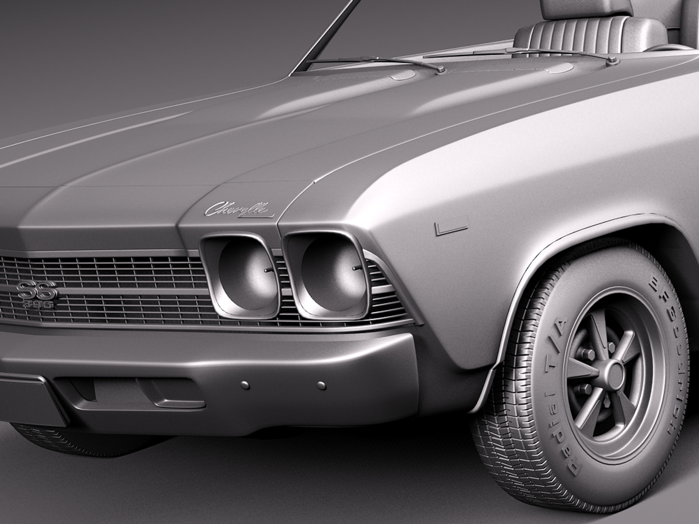 3ds convertible chevrolet chevelle