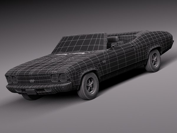 3ds convertible chevrolet chevelle