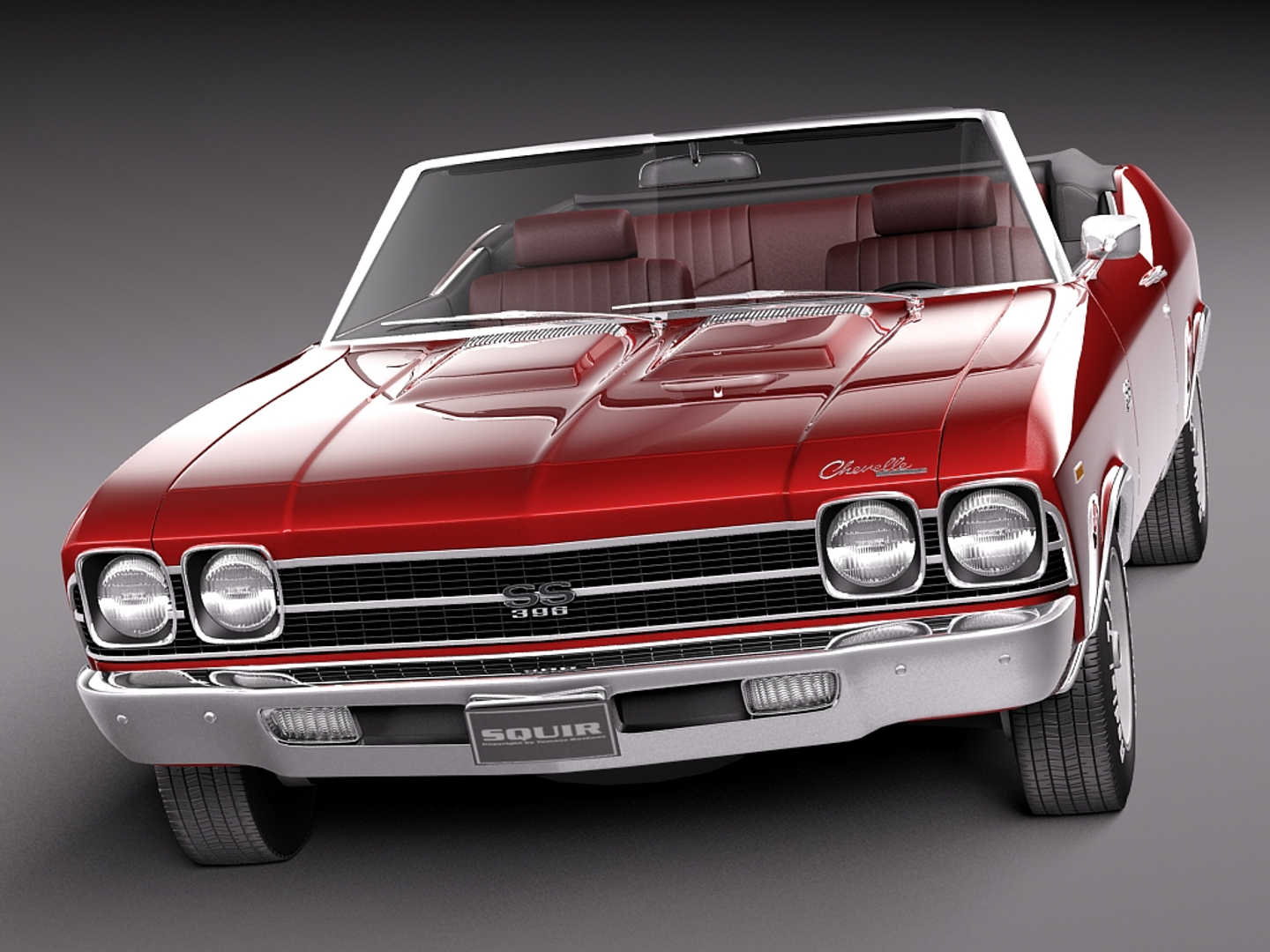3ds convertible chevrolet chevelle