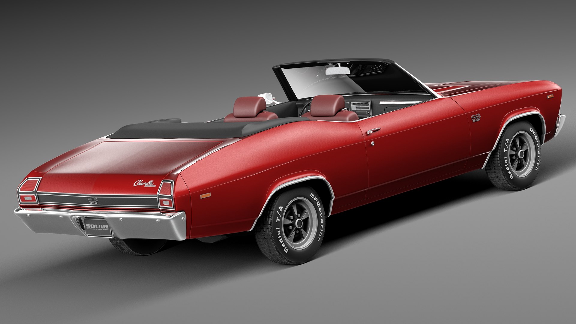 3ds Convertible Chevrolet Chevelle