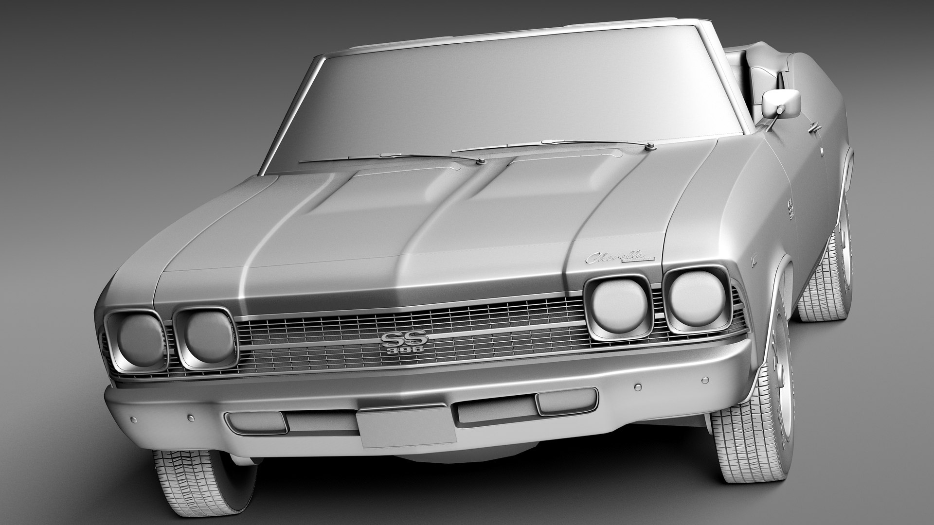 3ds Convertible Chevrolet Chevelle