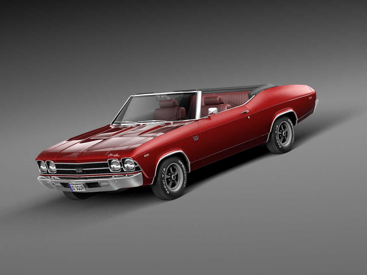 3ds Convertible Chevrolet Chevelle