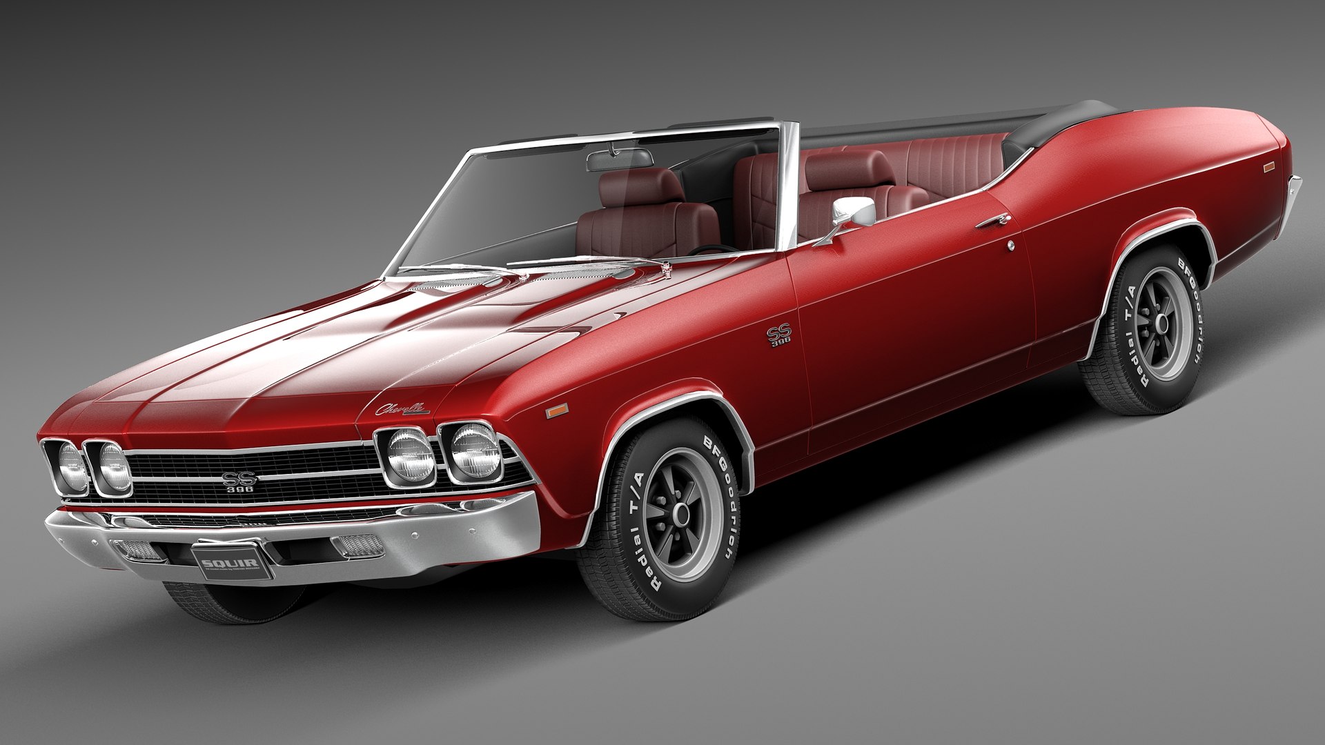 3ds Convertible Chevrolet Chevelle