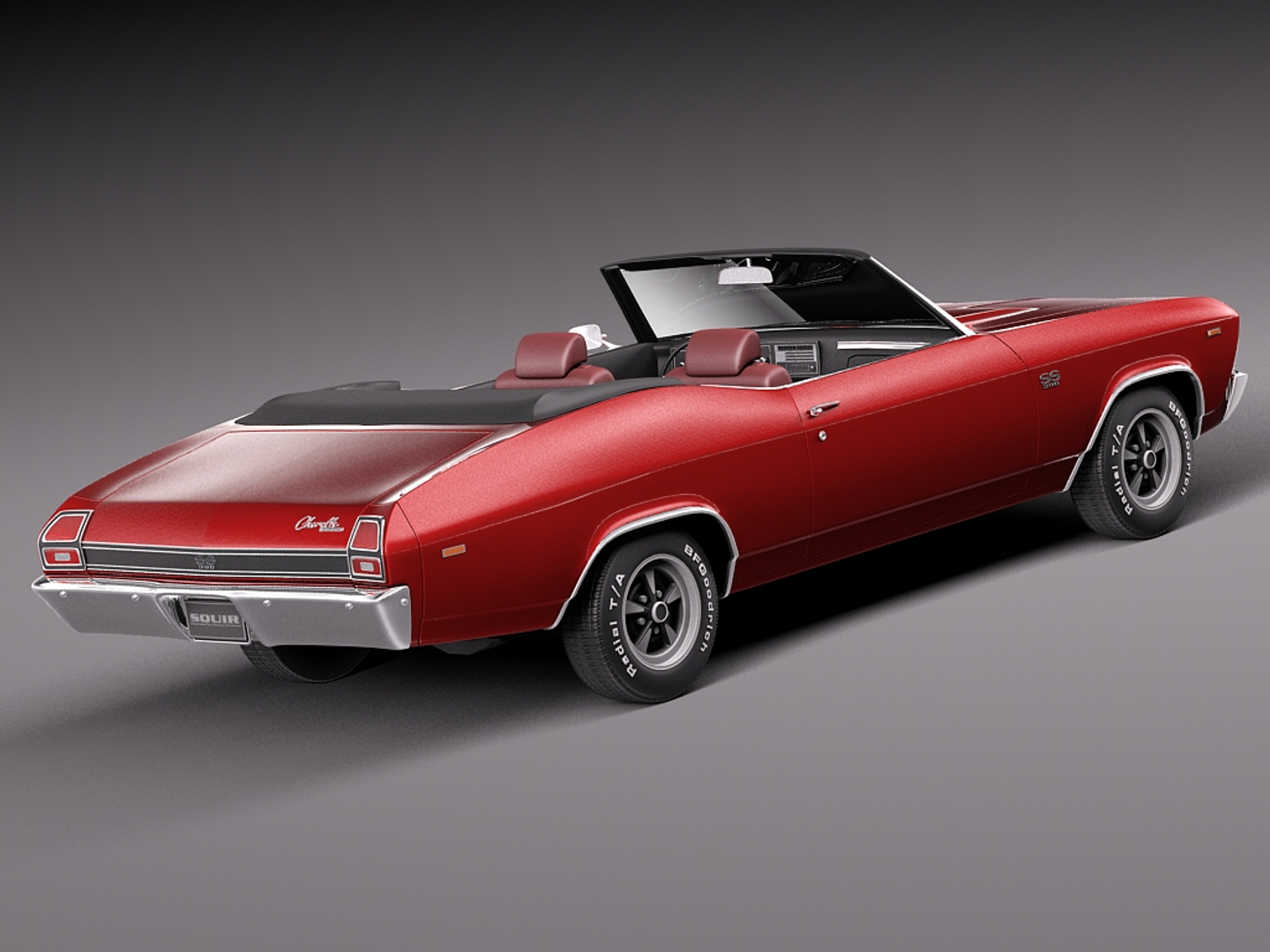 3ds convertible chevrolet chevelle
