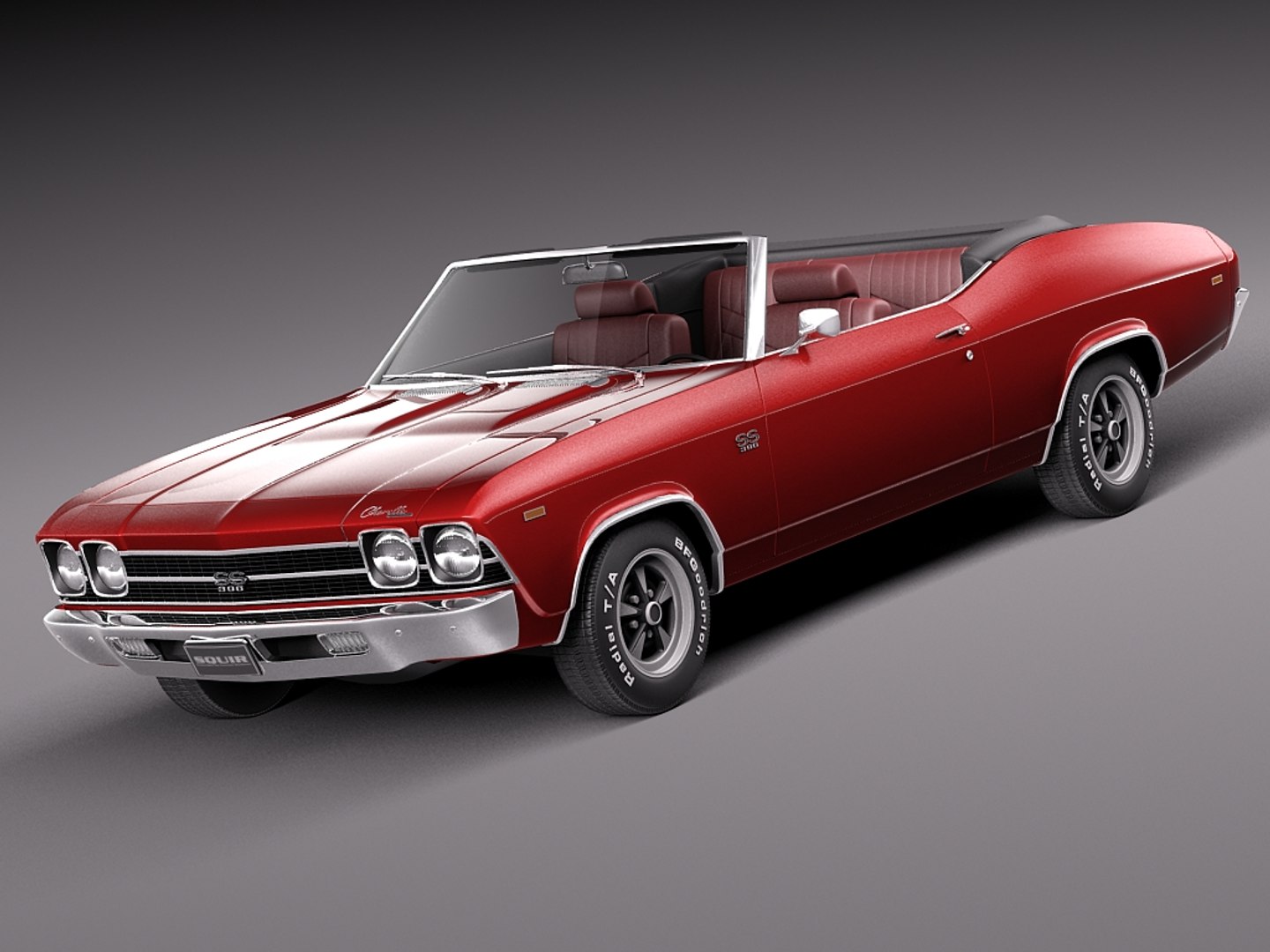 3ds convertible chevrolet chevelle