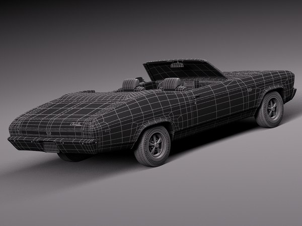 3ds convertible chevrolet chevelle