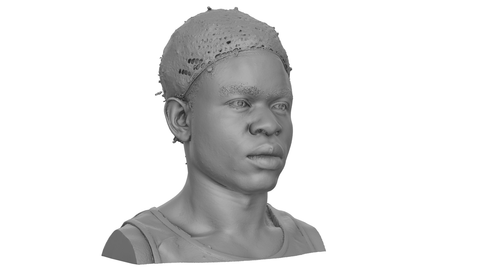 3D Raw Head Scan Denton Allen - TurboSquid 1935850