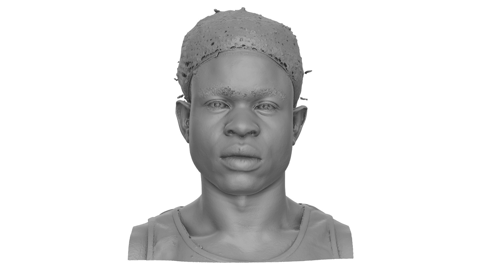 3D Raw Head Scan Denton Allen - TurboSquid 1935850