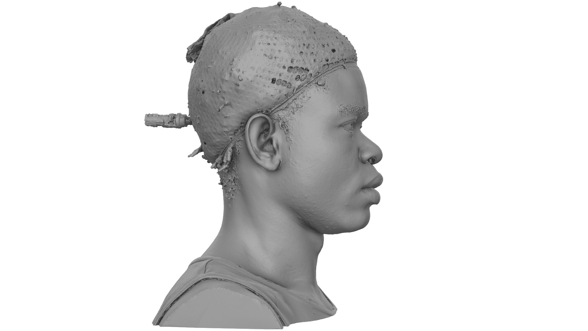 3D Raw Head Scan Denton Allen - TurboSquid 1935850