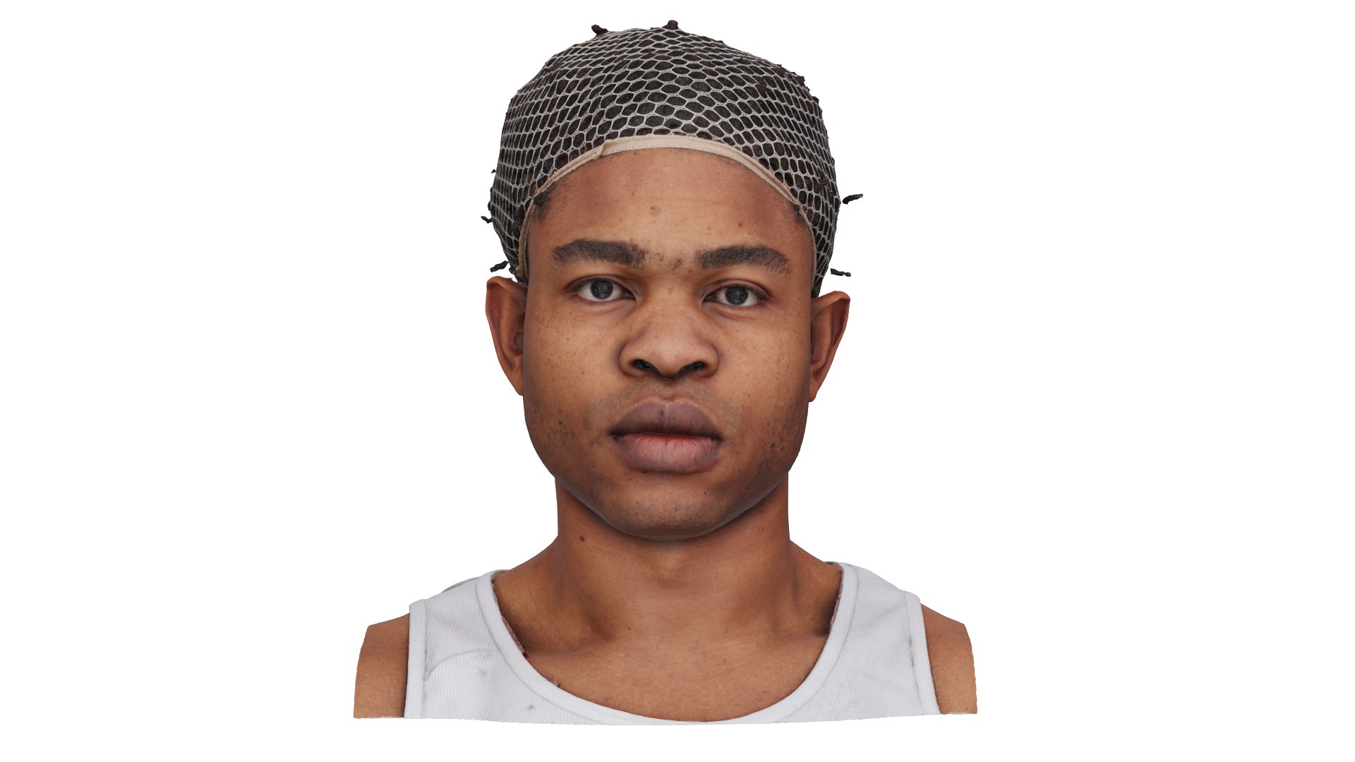 3D Raw Head Scan Denton Allen - TurboSquid 1935850