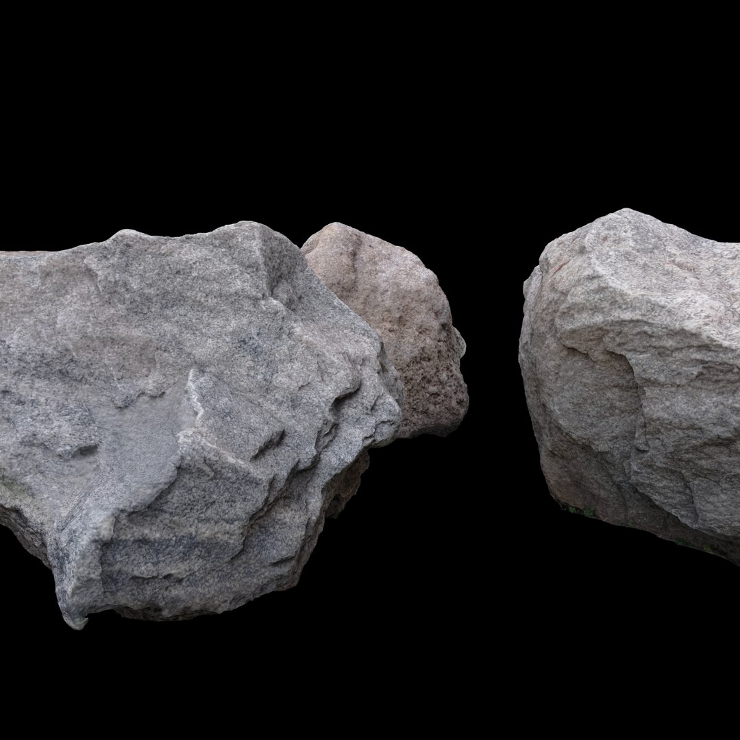 rocks 3d obj