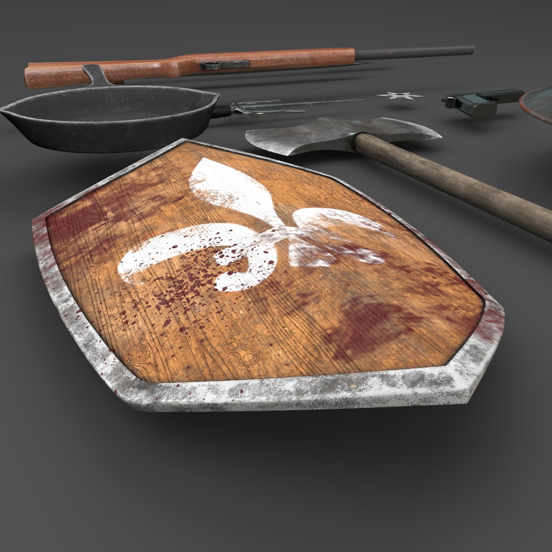 Action Rig Weapons Pack 3D model - TurboSquid 2029287