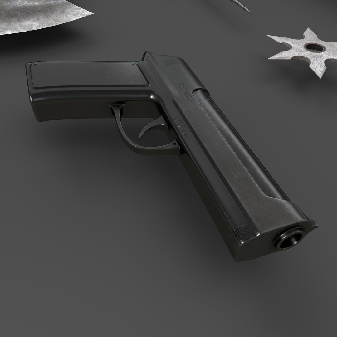 Action Rig Weapons Pack 3D model - TurboSquid 2029287