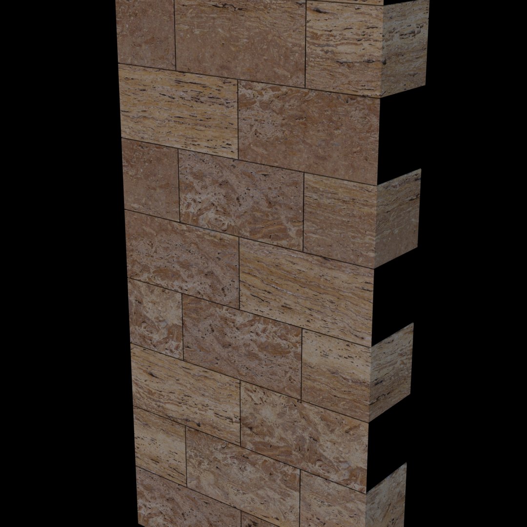 3d Model Of Marble Walls