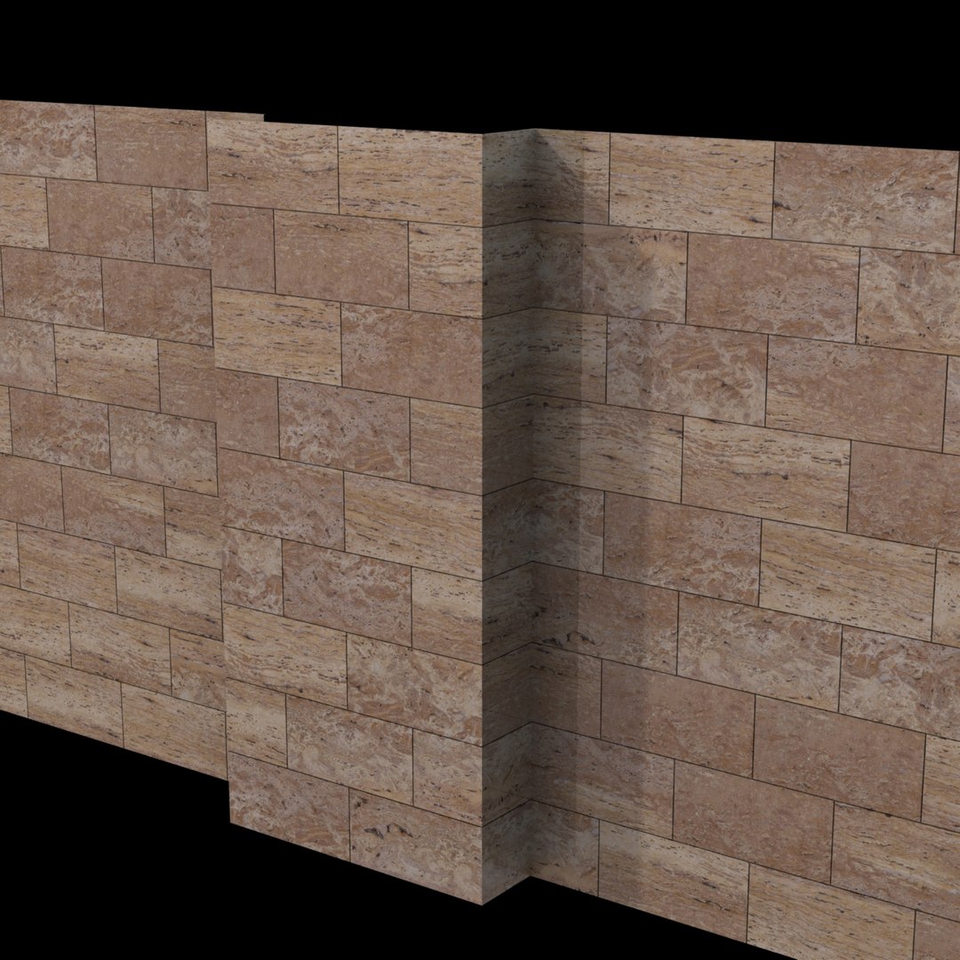 3d Model Of Marble Walls