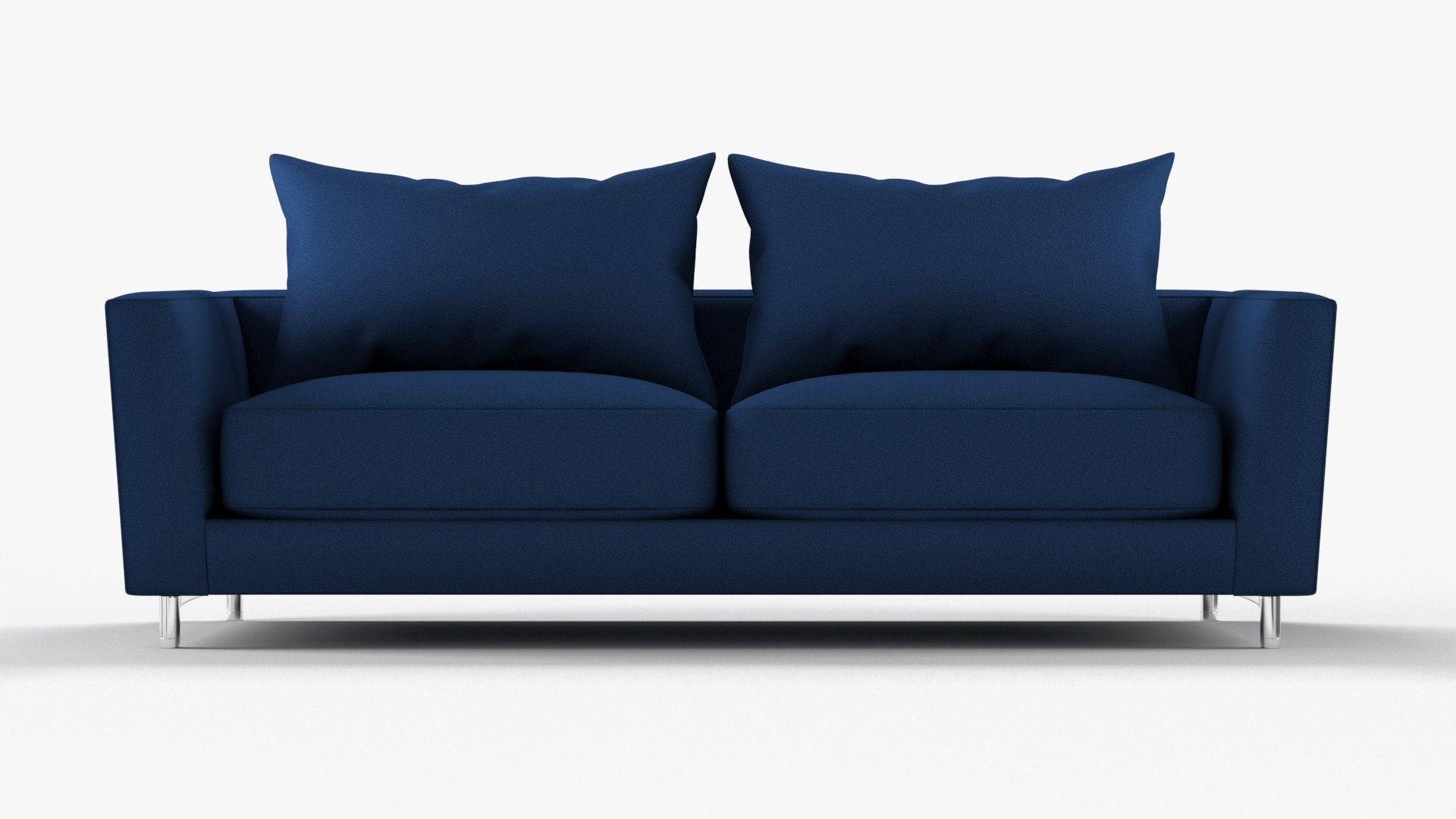 Modern Navy Blue Sofa 3D - TurboSquid 1849292