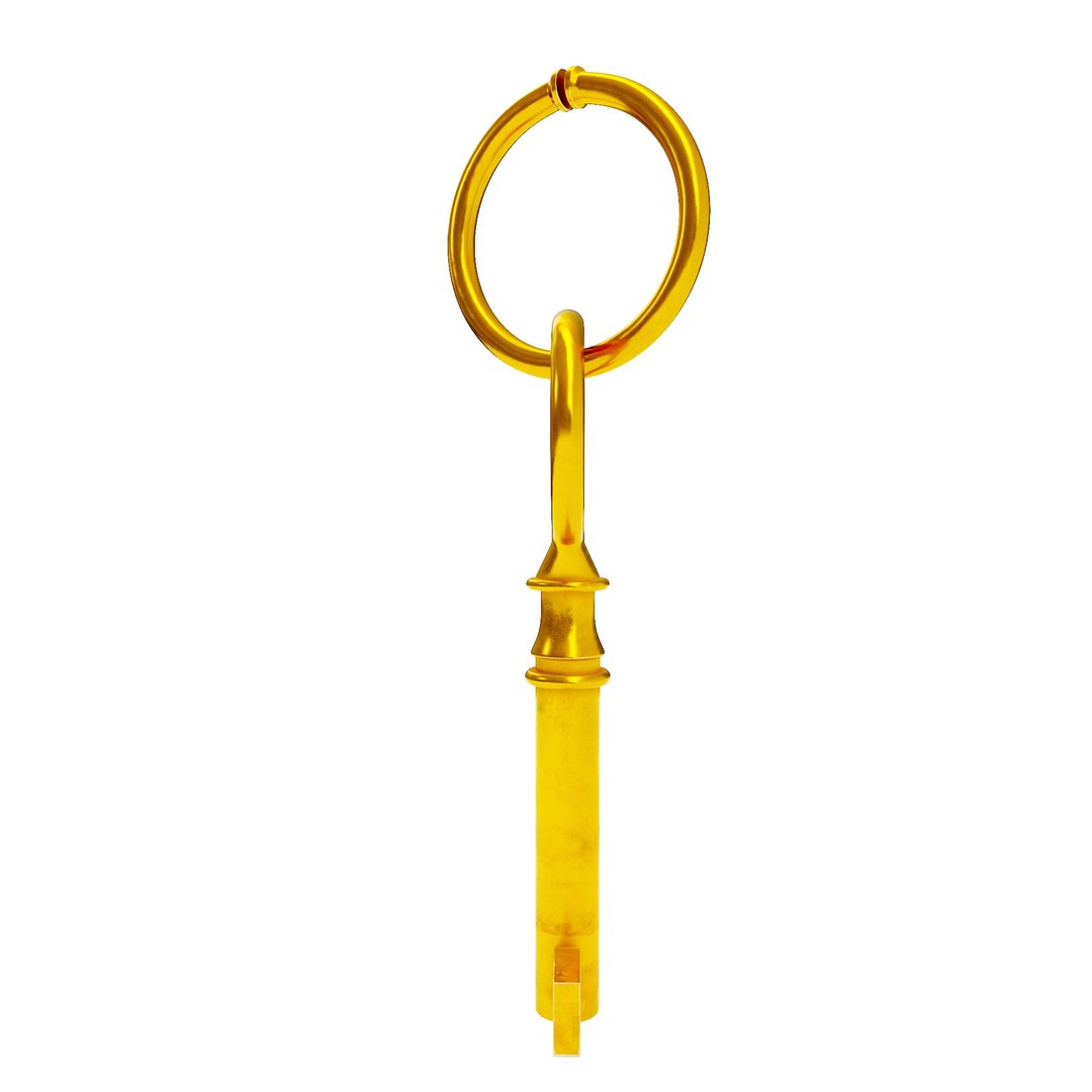 Gold key 3d model 3D model - TurboSquid 1976929