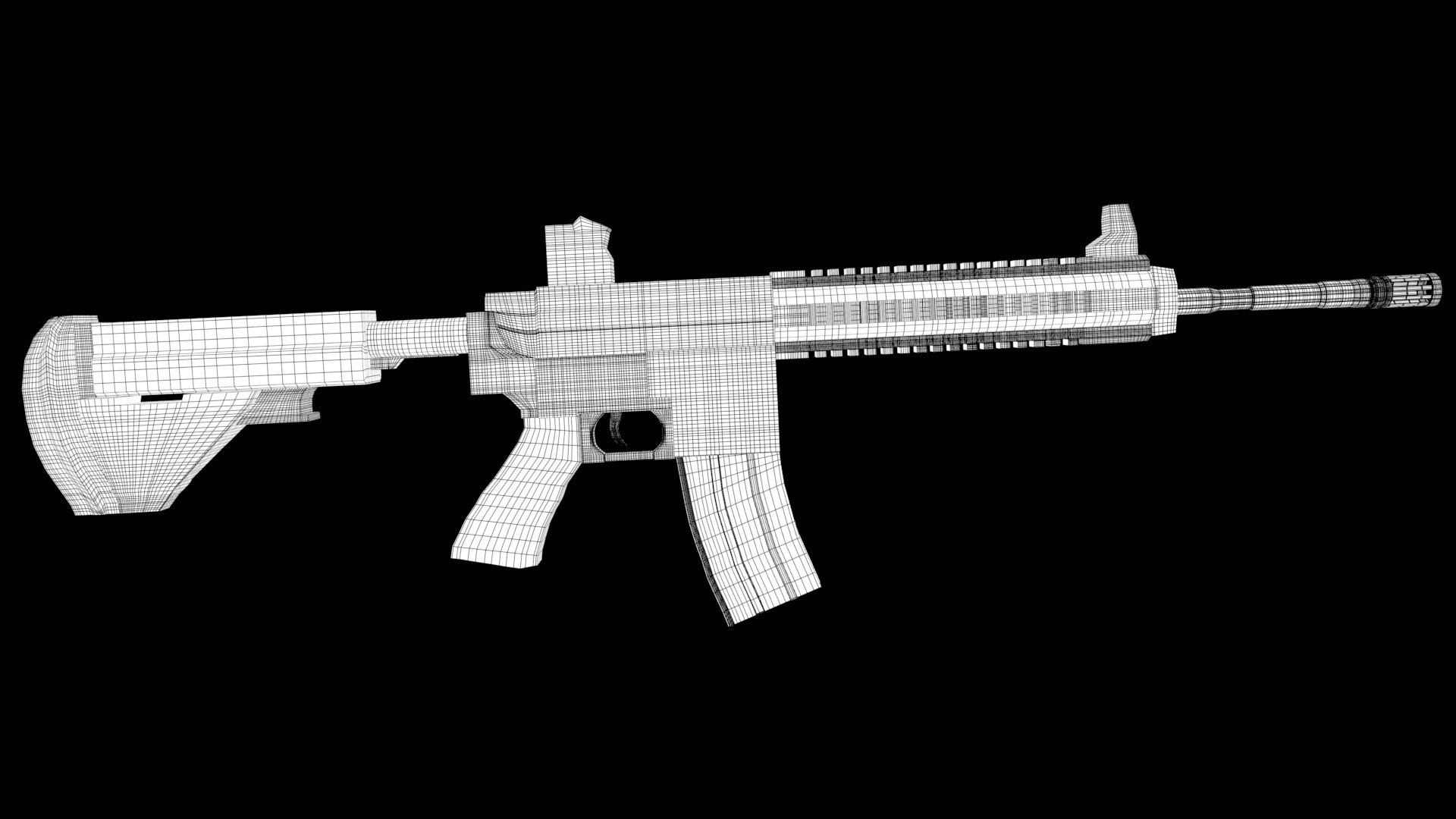 3D M416 Gun Model - TurboSquid 1817433