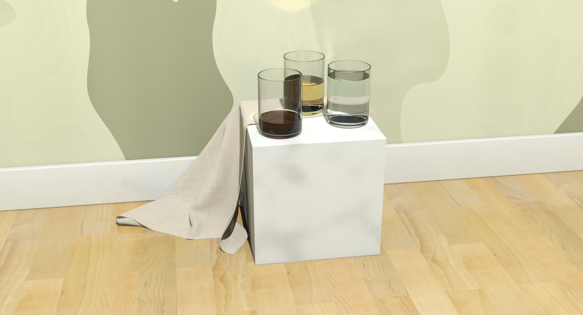 Glasses Transparent Liquids 3D Model - TurboSquid 1242871