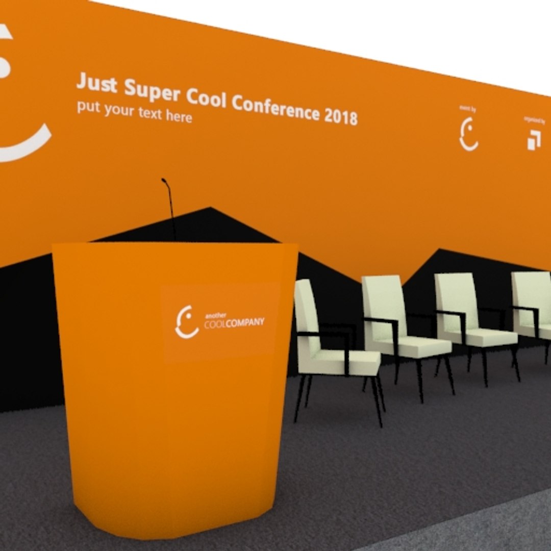 Stage Backdrop Rostrum 3D - TurboSquid 1323283