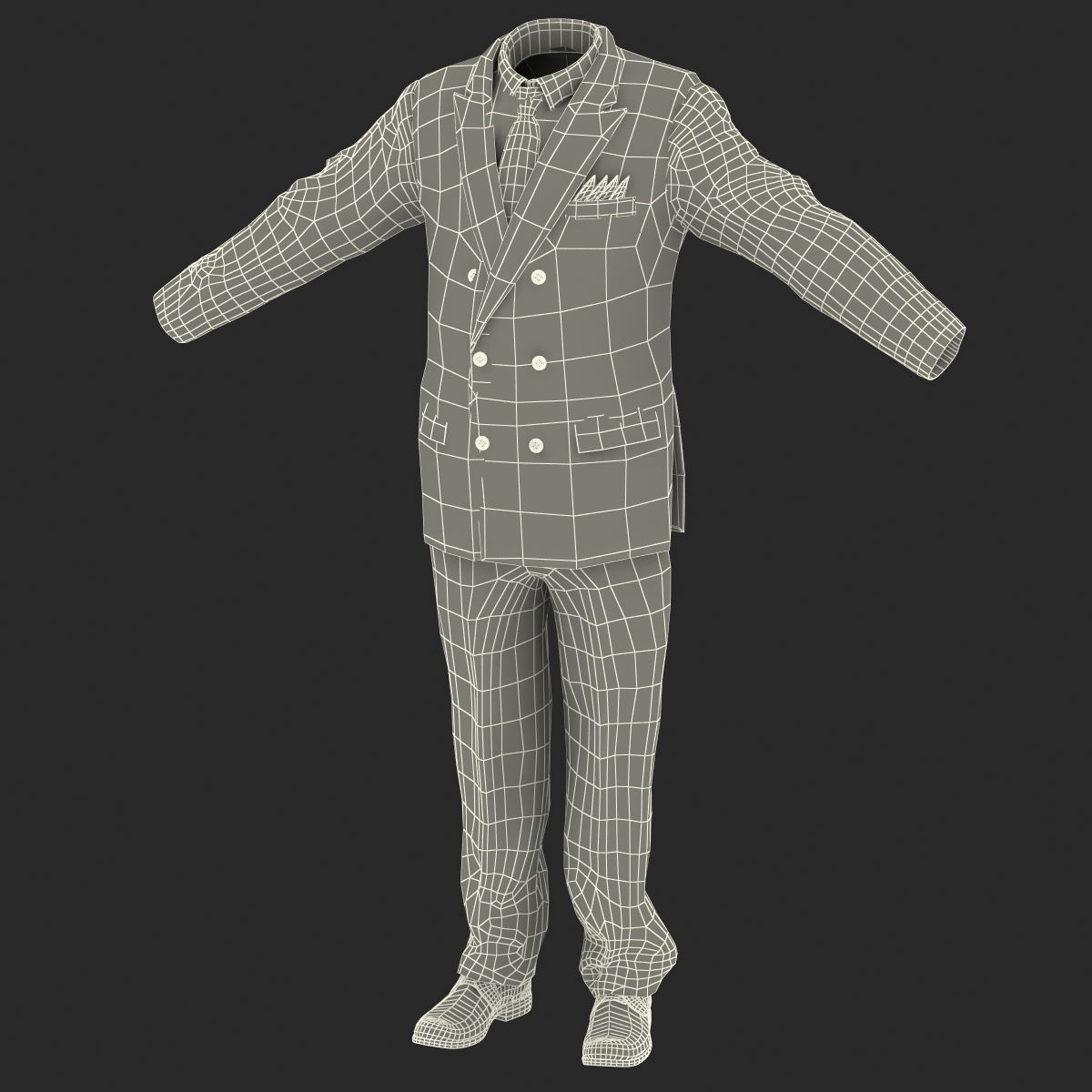 workwear suits 2 3d model