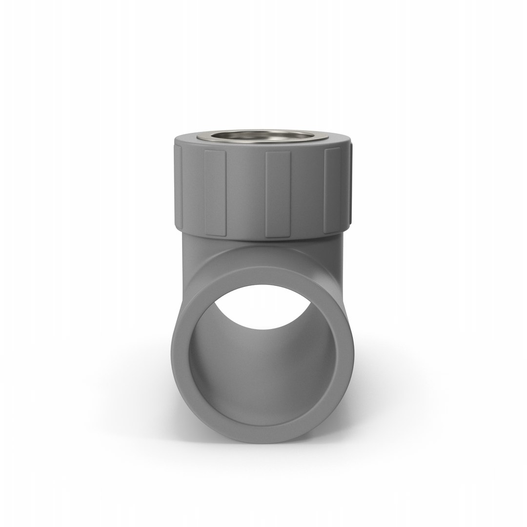 Female Threaded Tee Pipe 3D model - TurboSquid 1967448