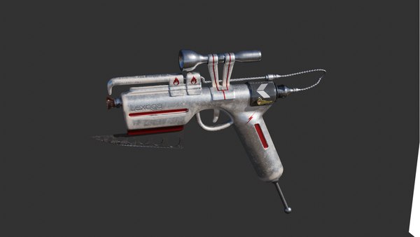 3D Fire Pistol - TurboSquid 1984123