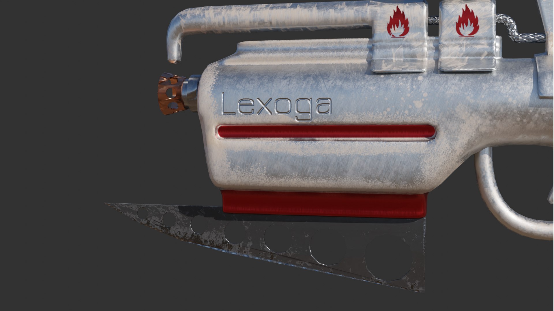 3D Fire Pistol - TurboSquid 1984123