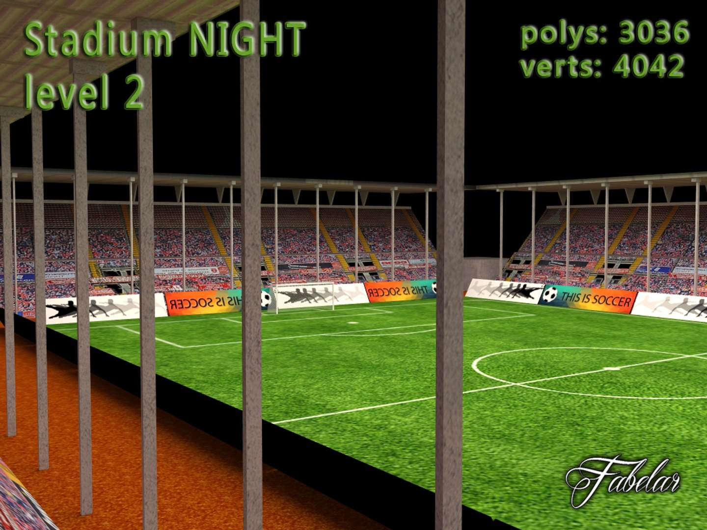 Stadium Level 2 3d Model