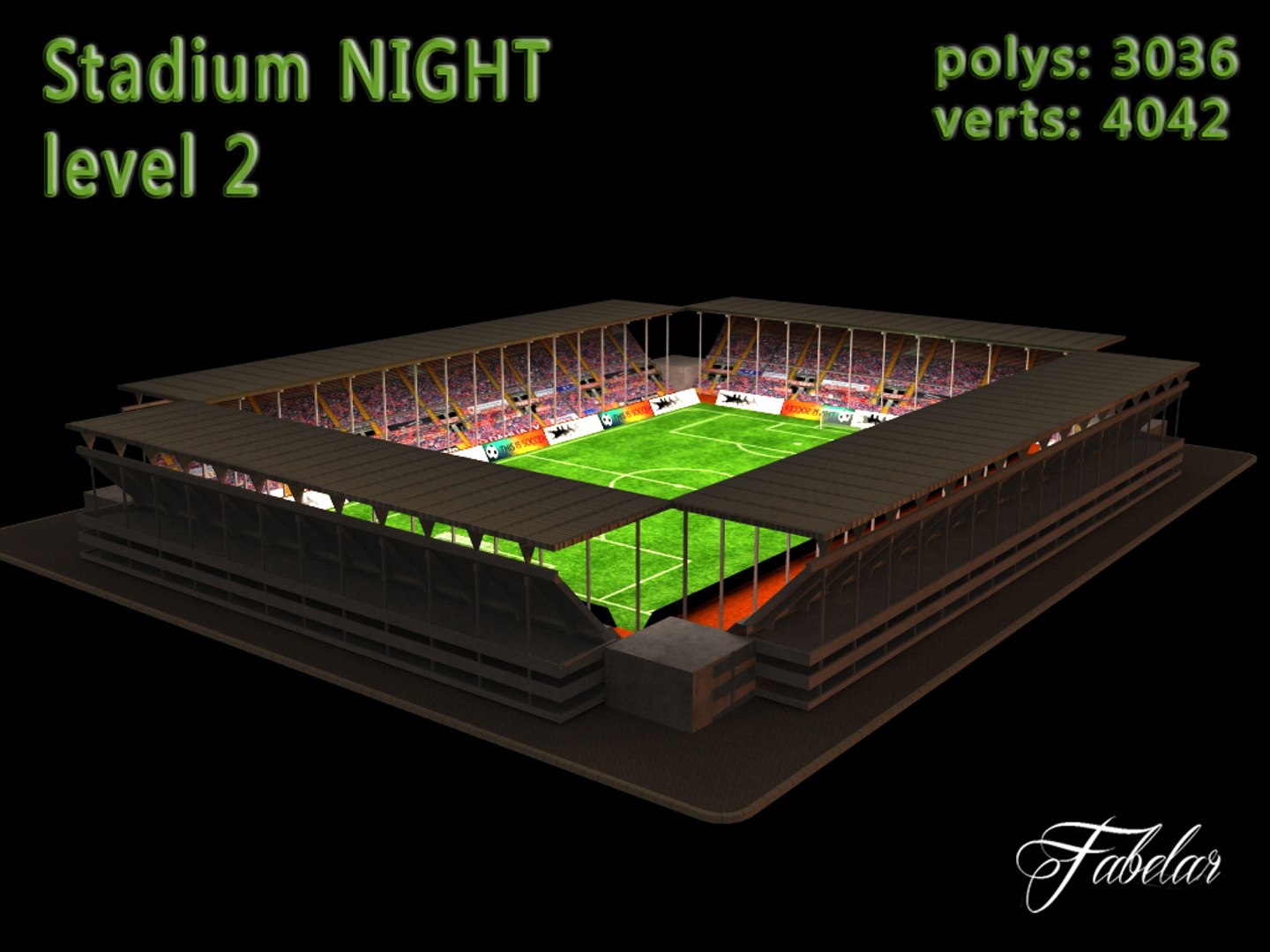 Stadium Level 2 3d Model