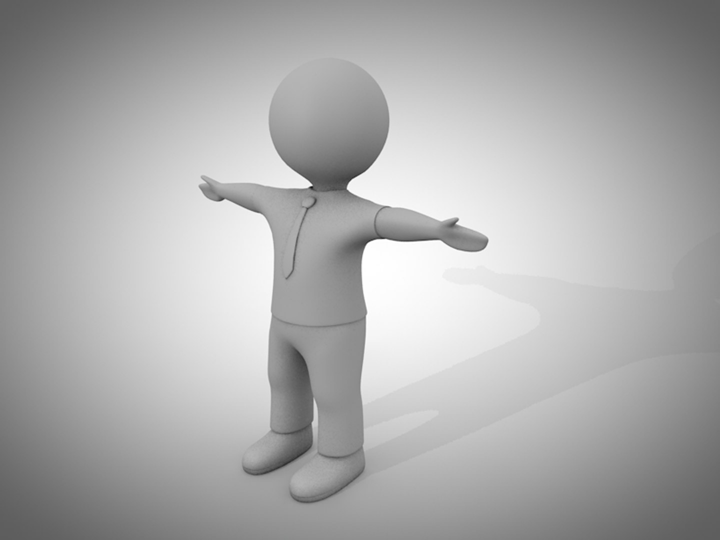 Generic Cartoon Toon 3d Model