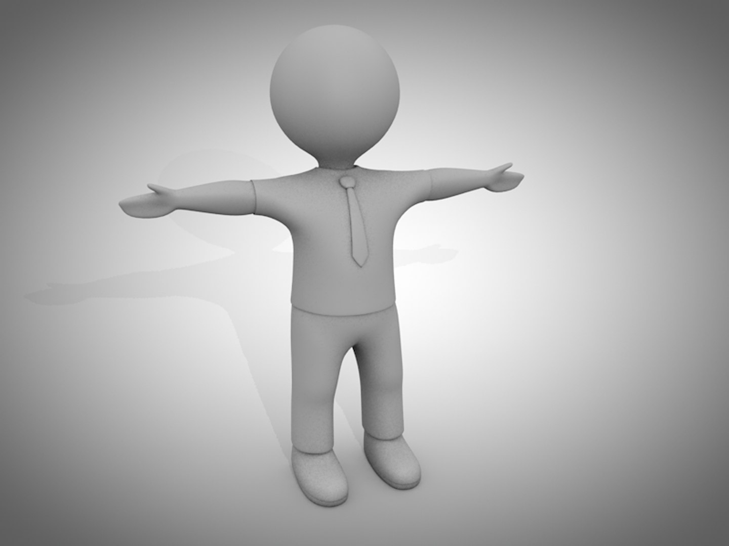 Generic Cartoon Toon 3d Model