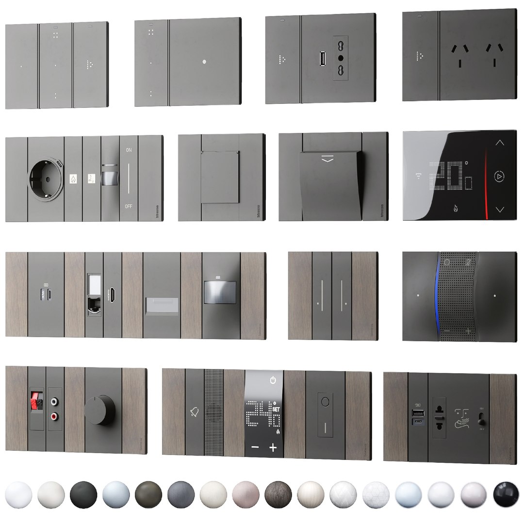 3D Bticino Living Now Model - TurboSquid 2284894