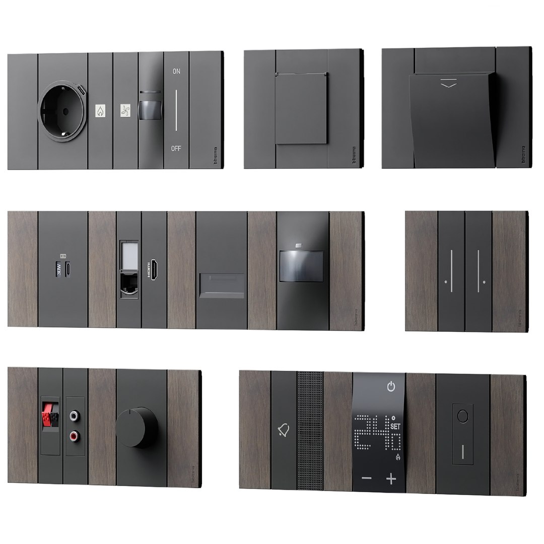 3D Bticino Living Now Model - TurboSquid 2284894