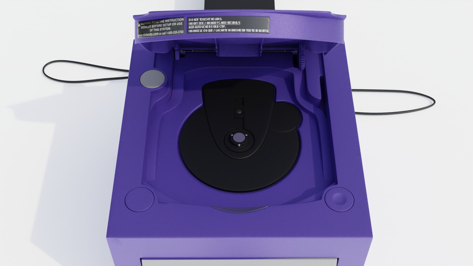 Nintendo GameCube Console 3D Model - TurboSquid 1868401