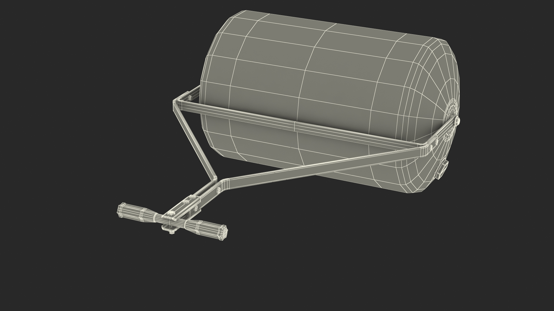 Water filled lawn roller 3D model - TurboSquid 1668081