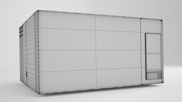 3d model microwave