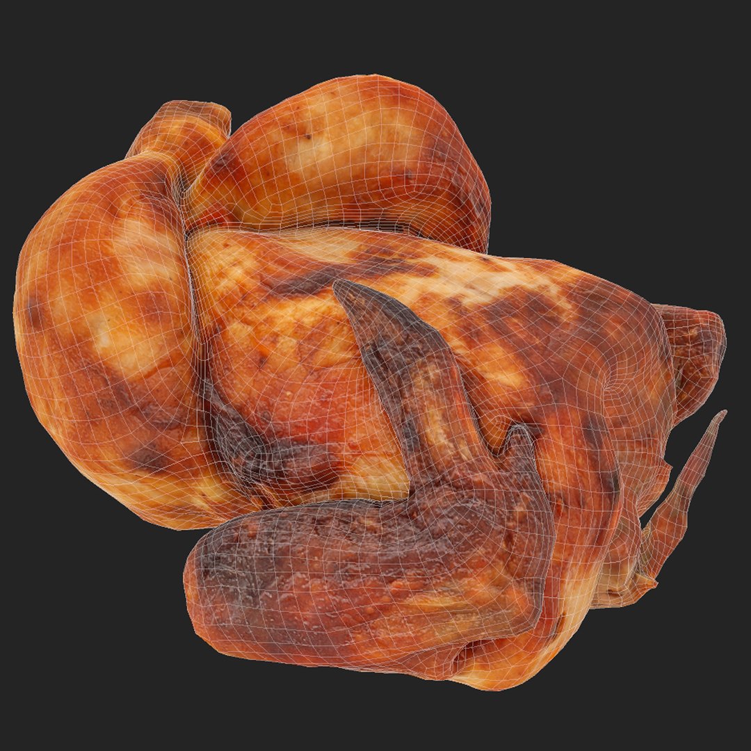 Grilled Chicken Model - TurboSquid 2022572