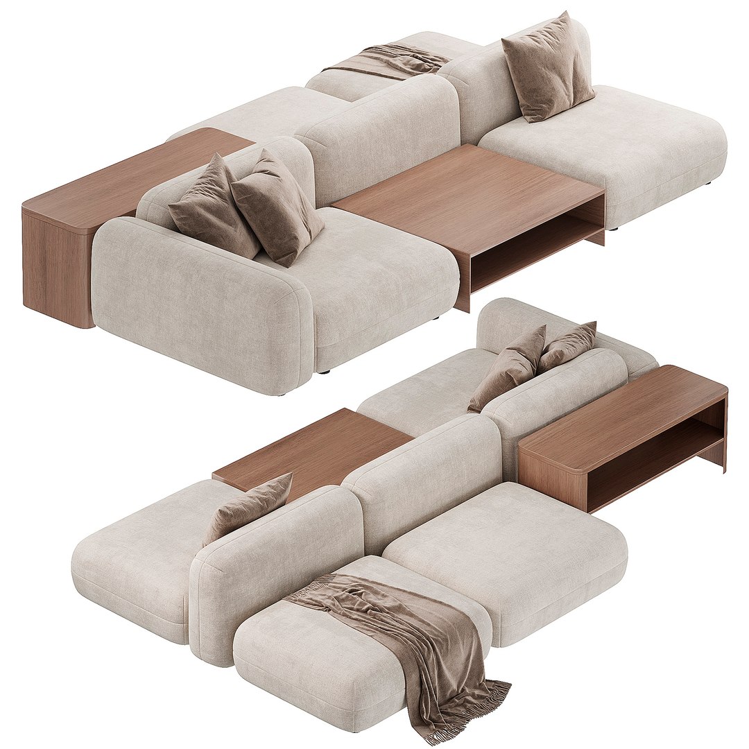Tokio Sofa model - TurboSquid 2103429
