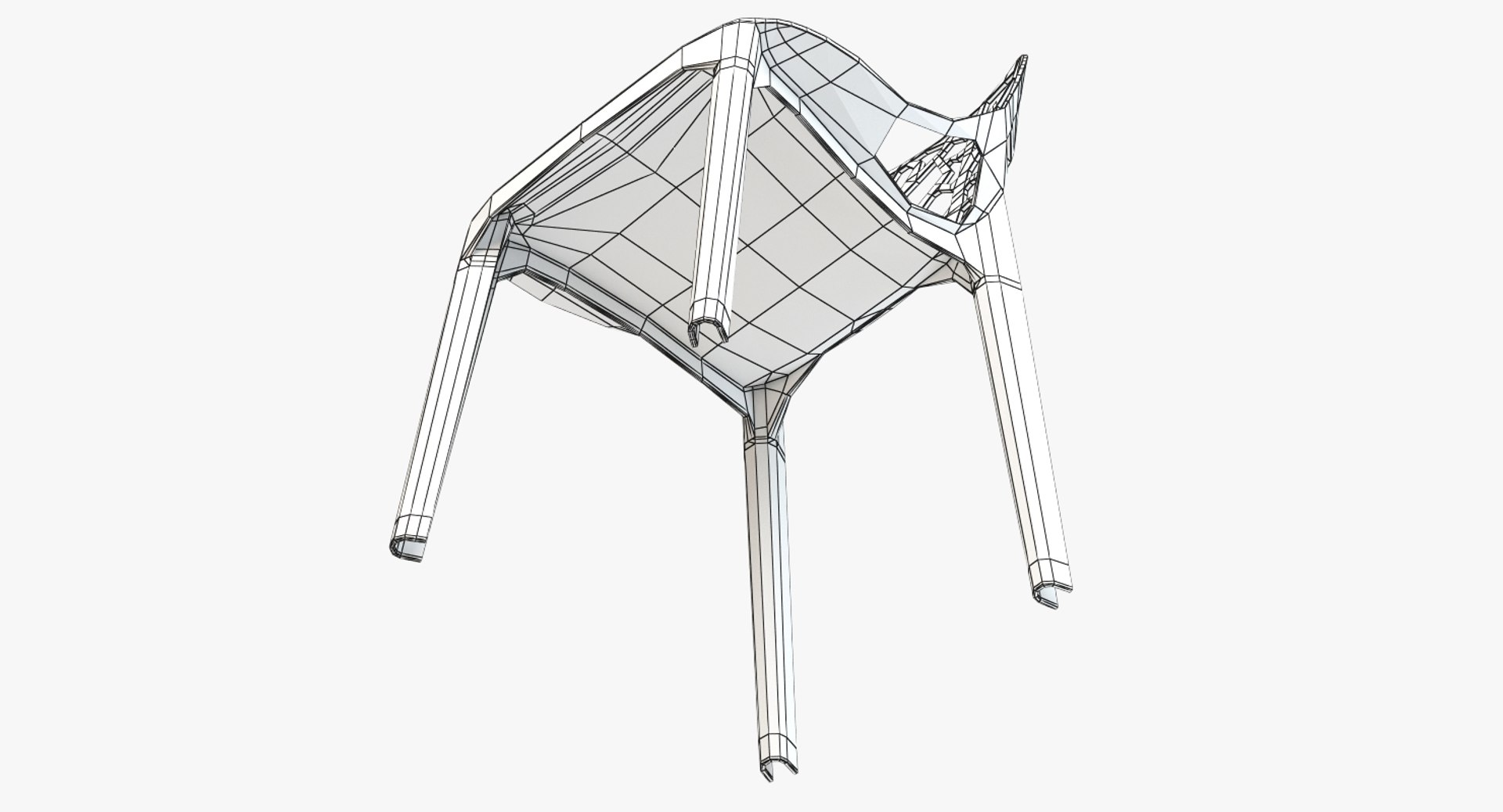 Tree Plastic Chair 3d Obj