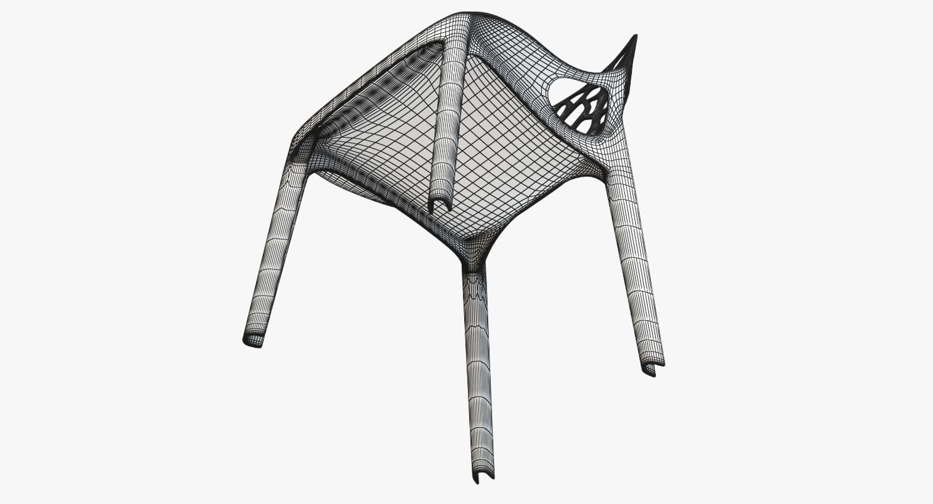 Tree Plastic Chair 3d Obj