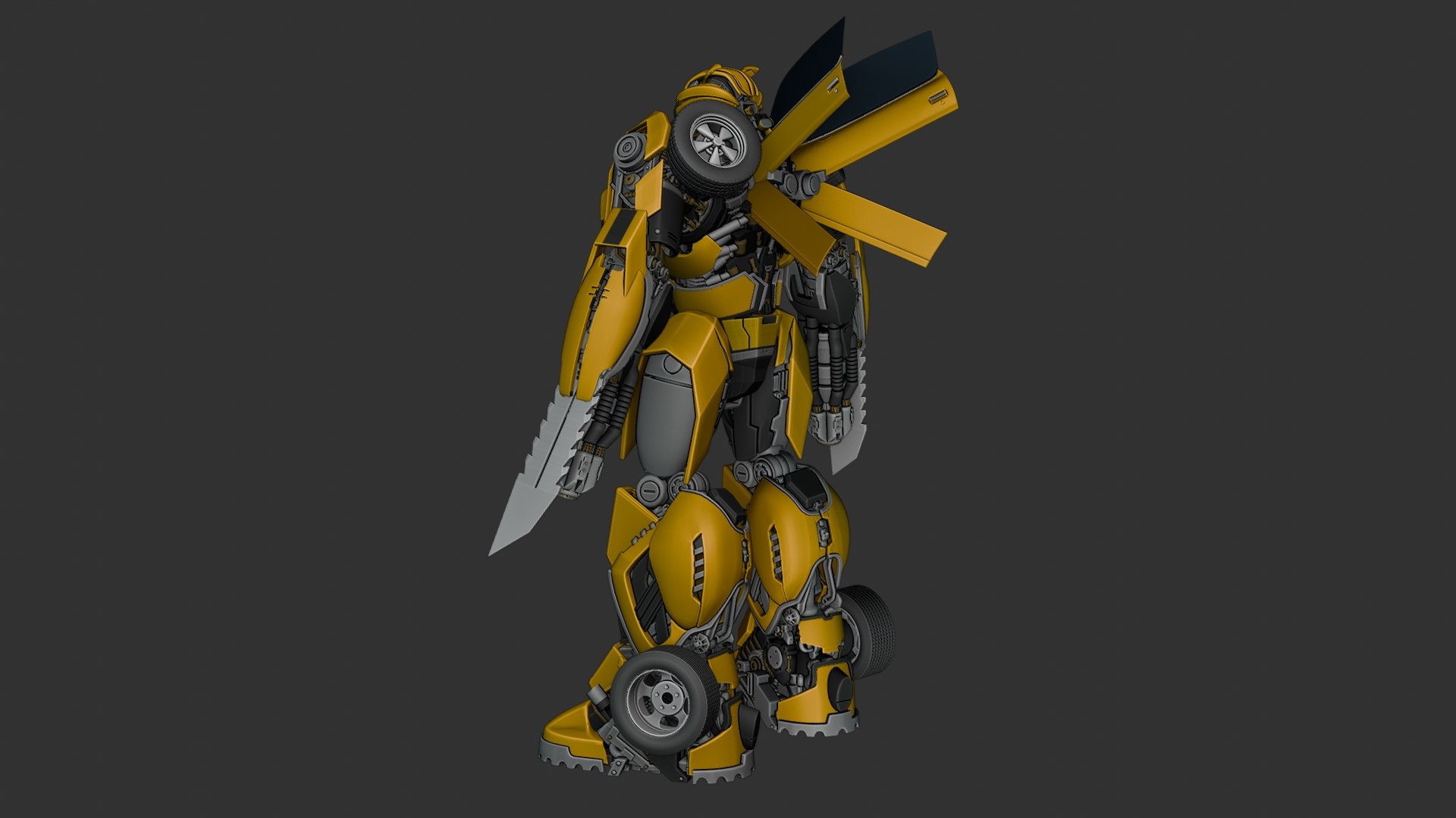 3D Bamblebee ROTB 3d Model - TurboSquid 2272435