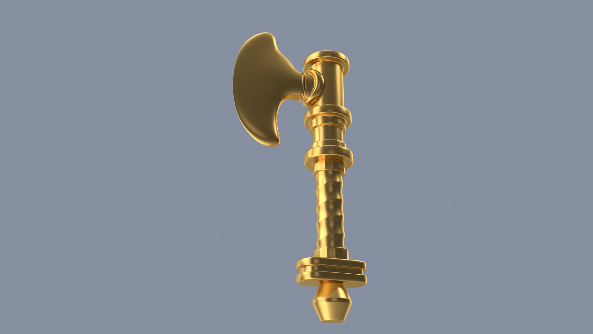 Stylized Golden Axe Icon Model - TurboSquid 2422769