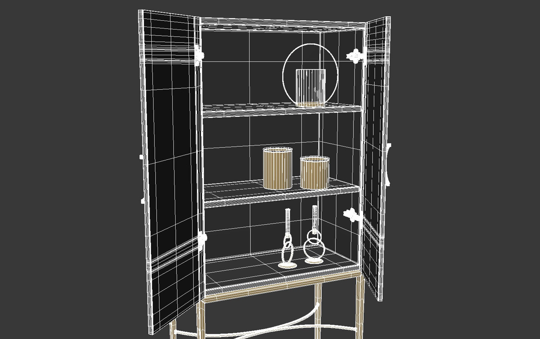 Art Deco Sideboard SHODAN 3D Model - TurboSquid 1952698