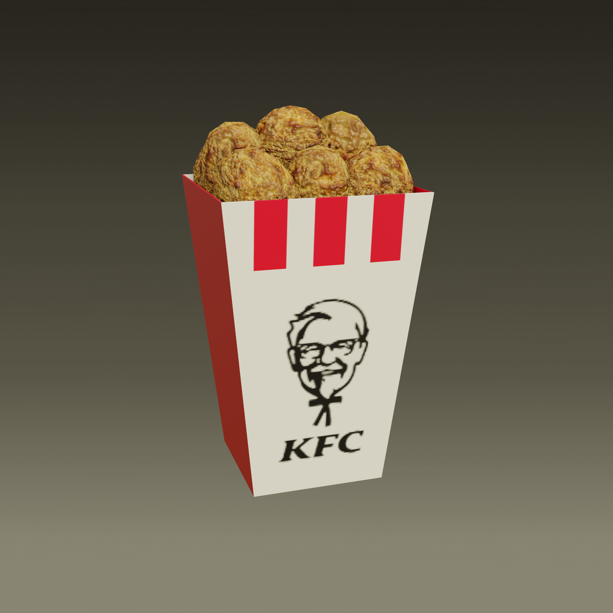 modèle 3D de KFC - Kentucky Fried Chicken - moyen - 2021 - TurboSquid ...