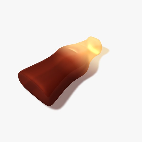 cola bottle sweets 3d model